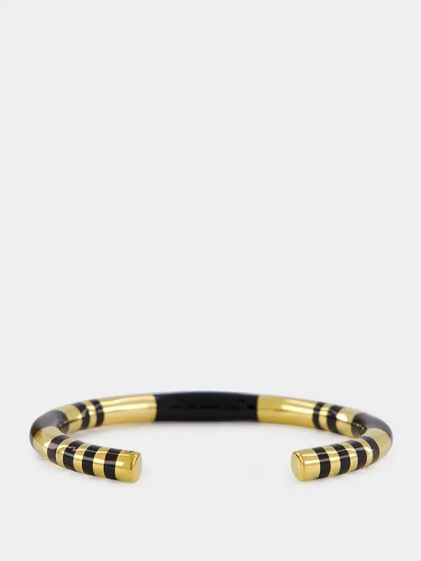 AURÉLIE BIDERMANN Positano Lapis Bangle - Black