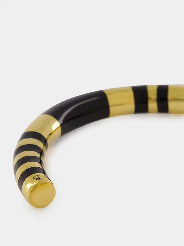 AURÉLIE BIDERMANN Positano Lapis Bangle - Black