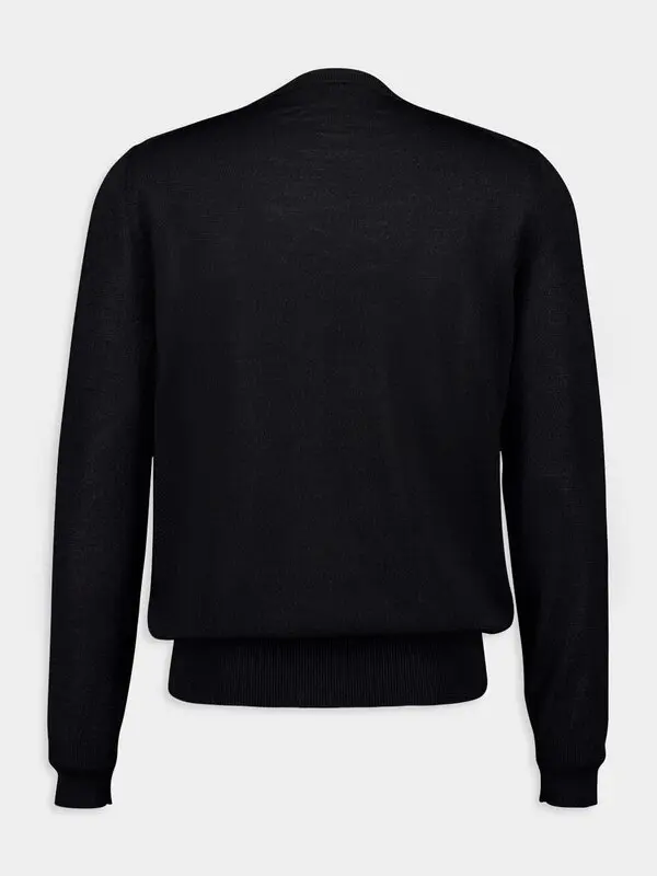 Alexander McQueen Inverted Skull Crew Neck Jumper