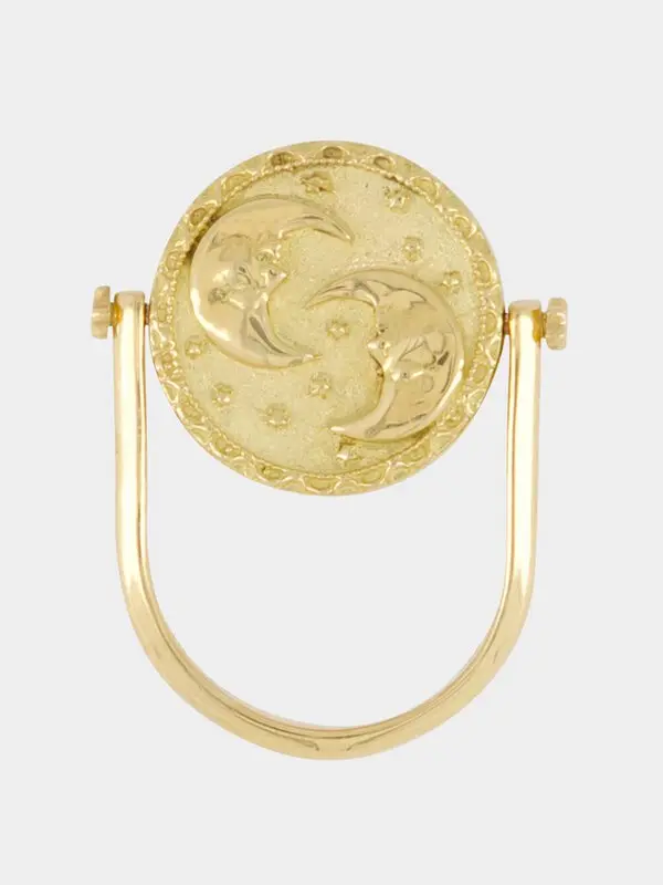 L'ATELIER NAWBAR 18k Yellow Gemini Zodiac Ring