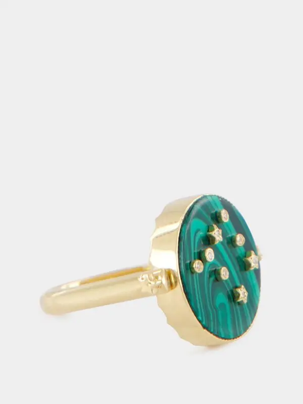 L'ATELIER NAWBAR 18k Yellow Gemini Zodiac Ring
