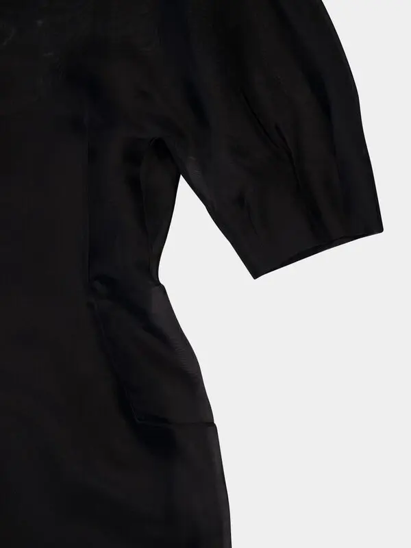 Gabriela Hearst Coretta Sheer Dress