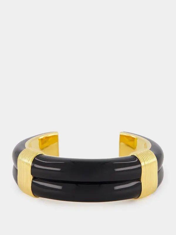 AURÉLIE BIDERMANN Katt Cuff Bracelet - Black