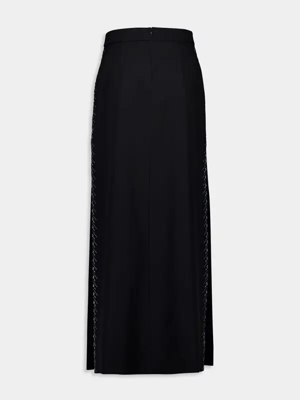Rabanne Rhinestone-embellished Maxi Skirt