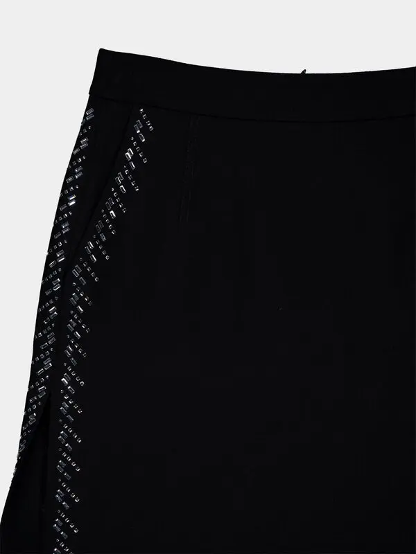 Rabanne Rhinestone-embellished Maxi Skirt