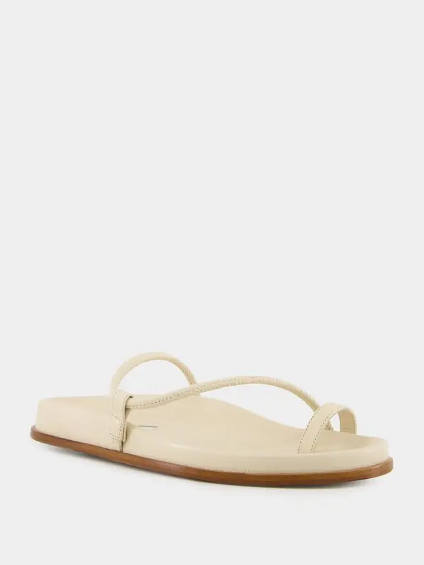 EMME PARSONS Nappa Bari Sandals - Cream