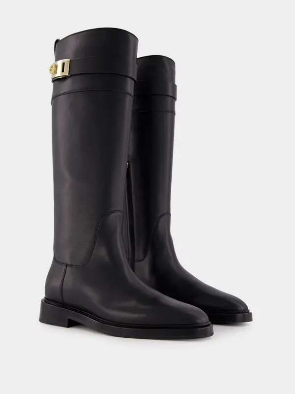 FERRAGAMO Calf-length Leather Boots