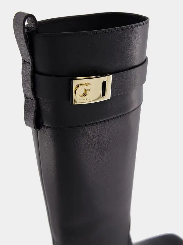 FERRAGAMO Calf-length Leather Boots