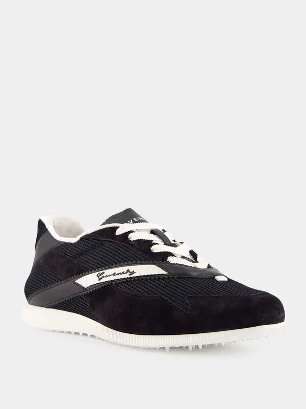 Givenchy Low-top Mesh And Suede Sneakers