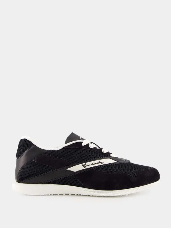 Givenchy Low-top Mesh And Suede Sneakers