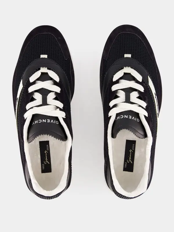 Givenchy Low-top Mesh And Suede Sneakers