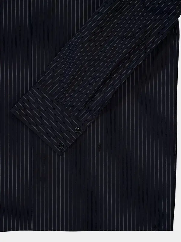 Saint Laurent Cassandre Striped Shirt