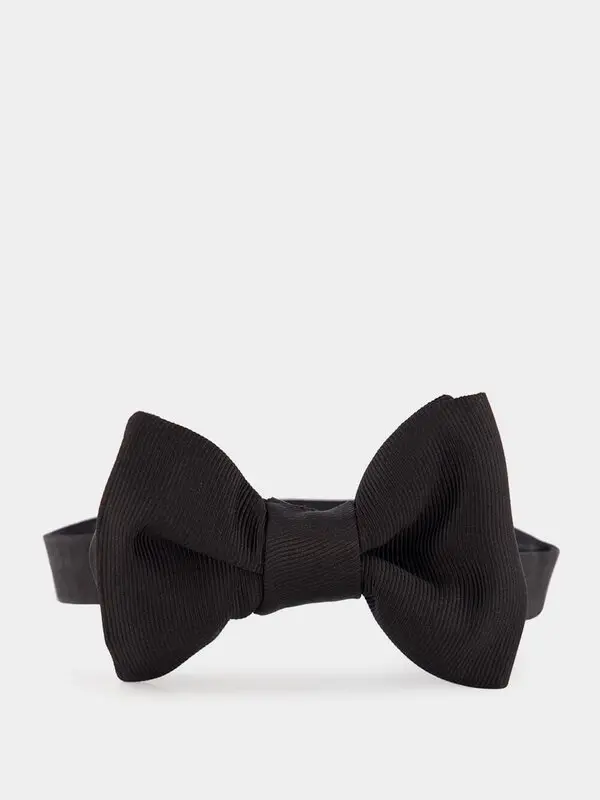 TOM FORD Gros Grain Bow Tie - Black