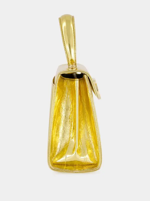 FERRAGAMO Top Handle Bag - Gold