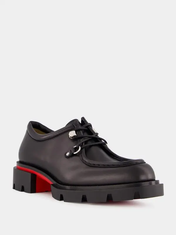 CHRISTIAN LOUBOUTIN Our Pabelito Calf Leather Derby Shoes