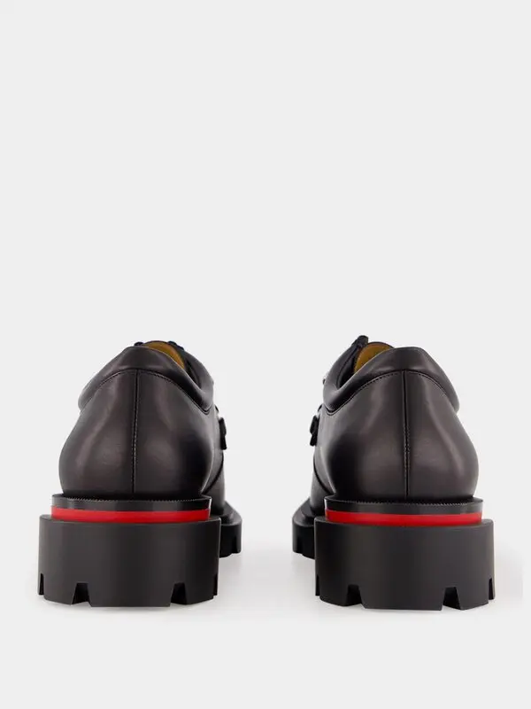 CHRISTIAN LOUBOUTIN Our Pabelito Calf Leather Derby Shoes