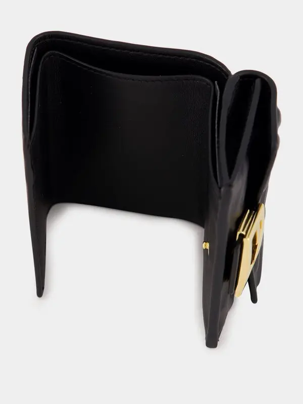 Fendi Nappa Leather Wallet - Black
