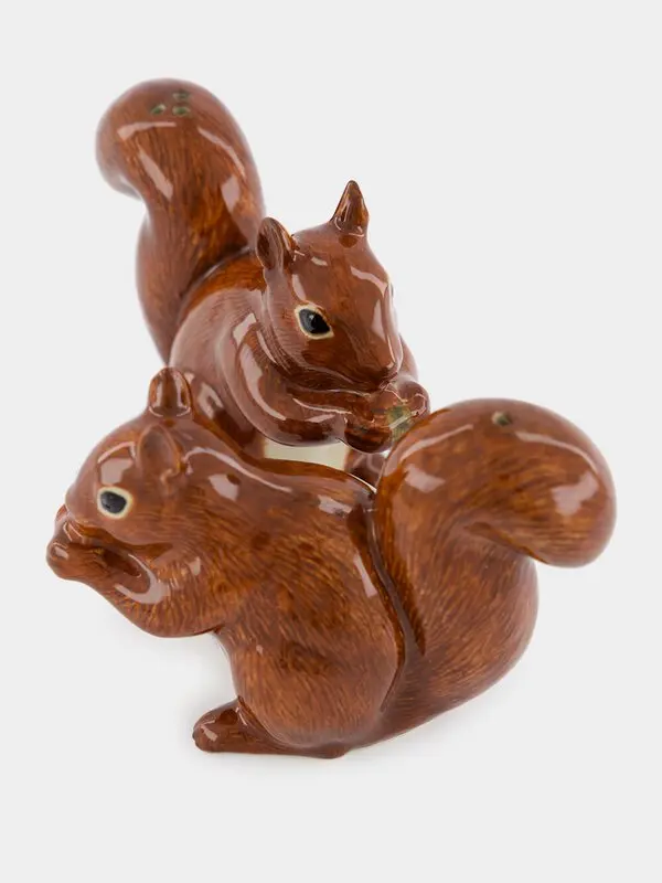 QUAIL CERAMICS Squirrel Salt And Pepper Shakers