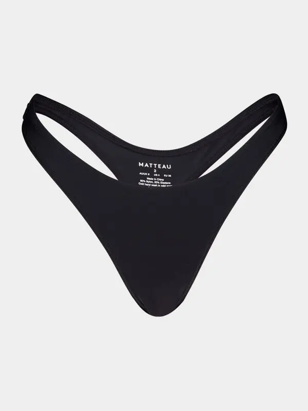 Matteau Nineties Brazilian Brief - Black