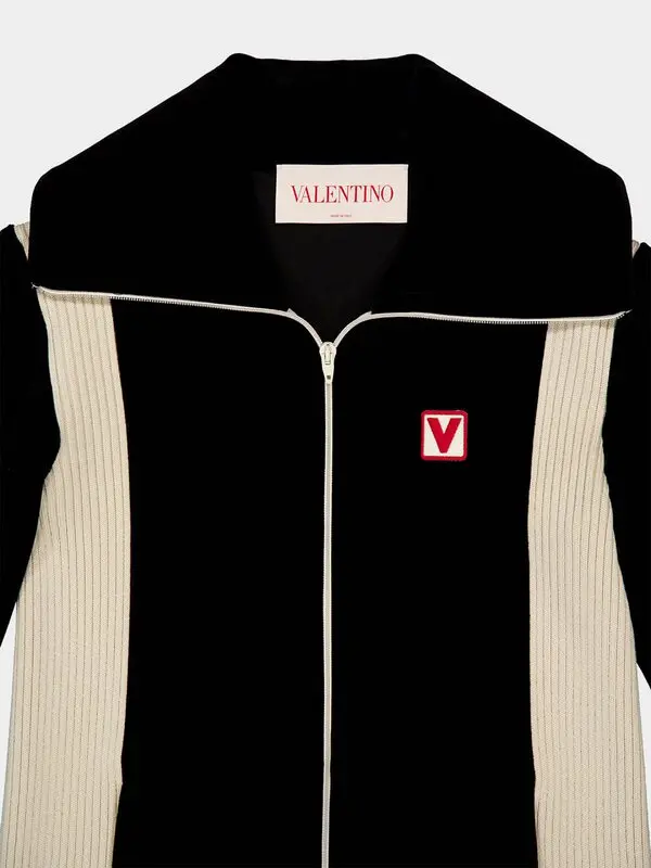 Valentino Garavani High-neck Chenille Sweatshirt