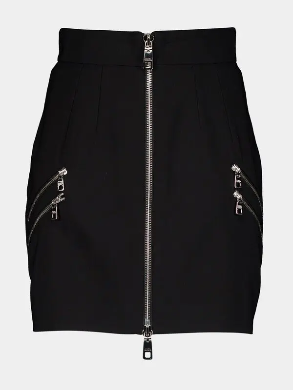 Dolce & Gabbana Mini Skirt With Zipper