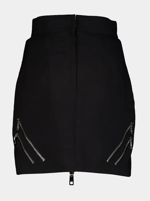 Dolce & Gabbana Mini Skirt With Zipper