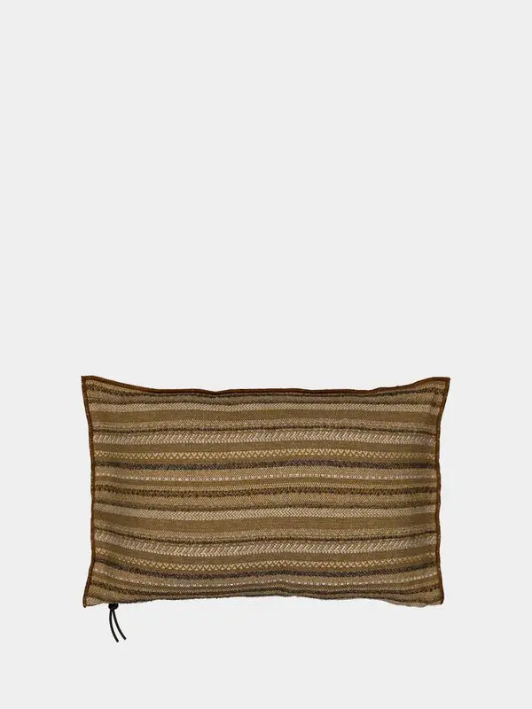 Maison De Vacances Santa Fe Striped Cushion - Brown