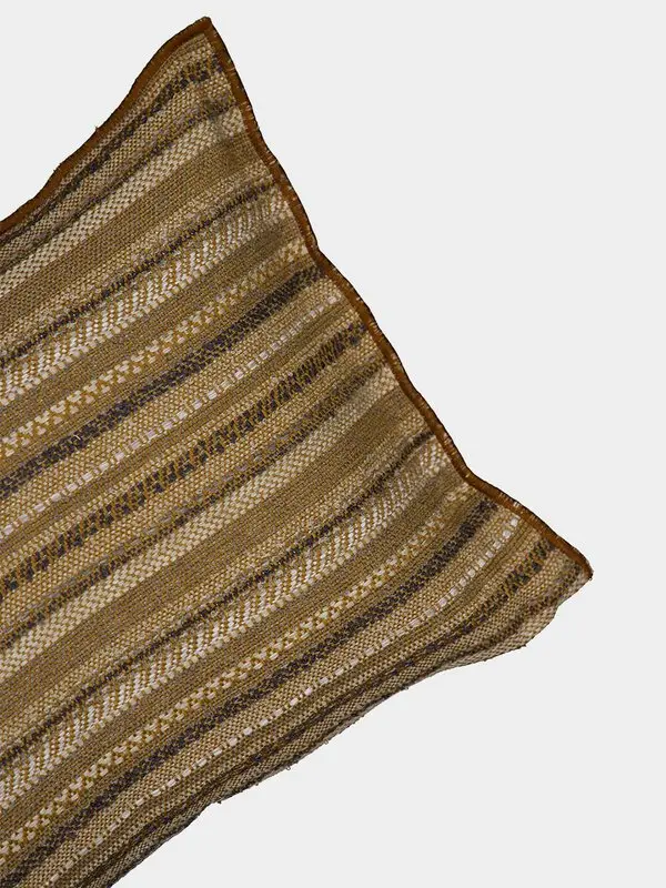 Maison De Vacances Santa Fe Striped Cushion - Brown