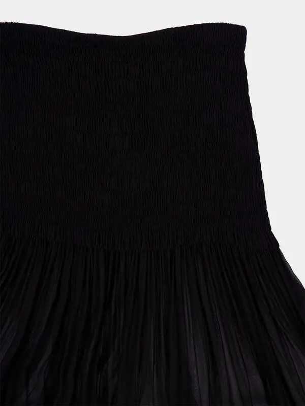 Saint Laurent Ruffled Maxi Skirt