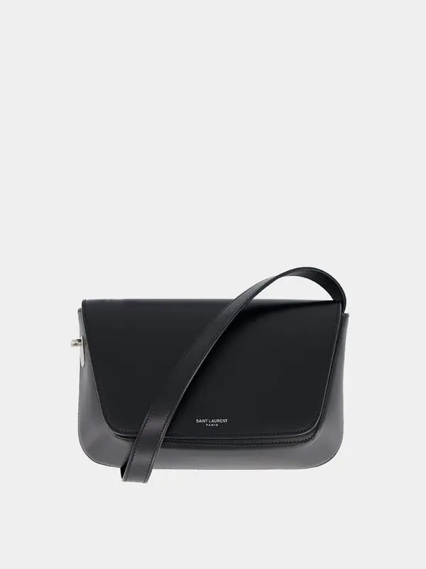 Saint Laurent Small Leather Crossbody Bag - Black