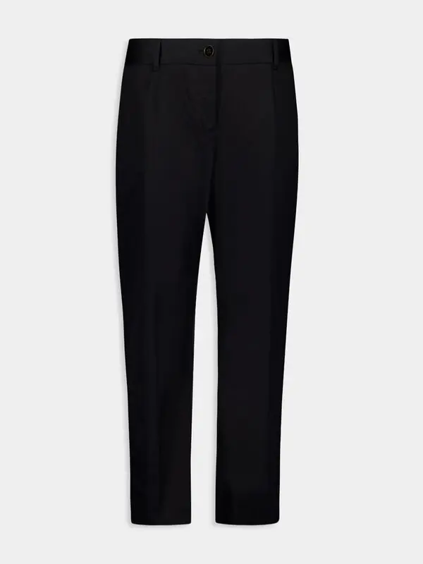 Dolce & Gabbana Cropped Tailored Trousers - Black