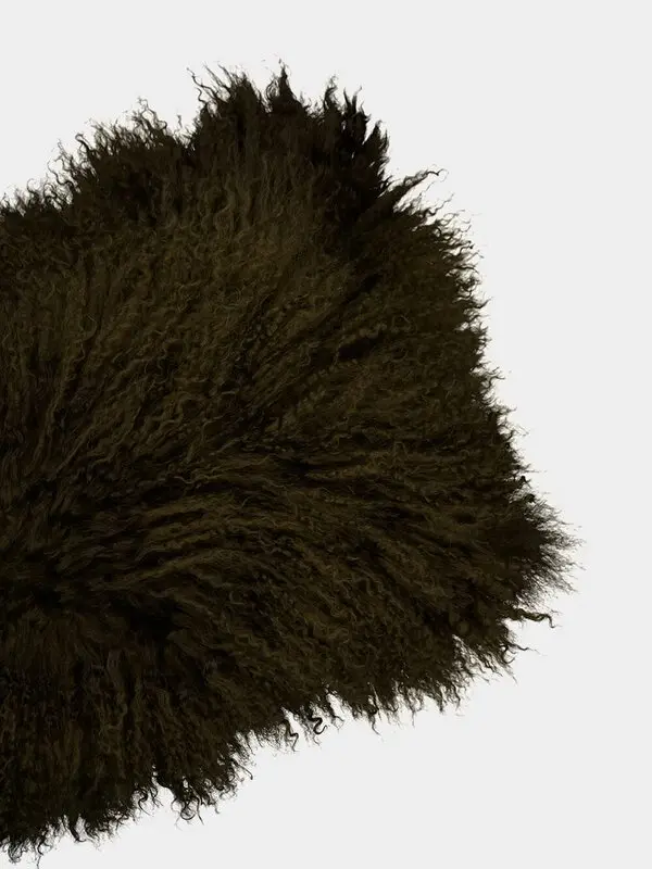 Maison De Vacances Tibetan Goat Skin Cushion