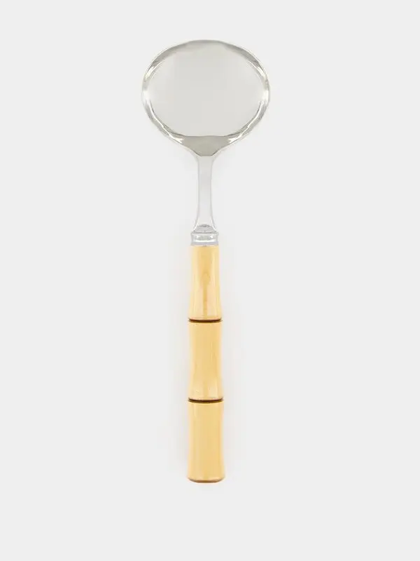 CAPDECO Byblos Bamboo Sauce Ladle - Brown