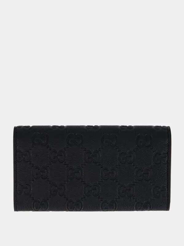 Gucci Gg Emblem Continental Wallet