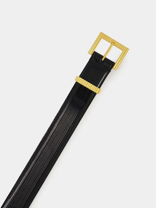 Balmain Patent Leather Perfume Belt