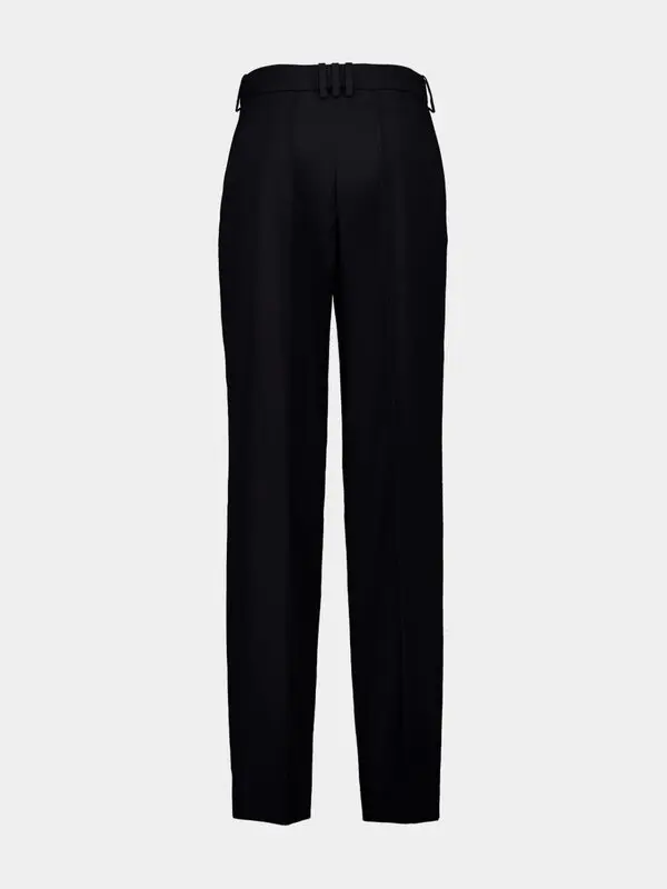 Balmain Tailored Grain De Poudre Trousers