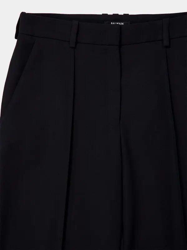 Balmain Tailored Grain De Poudre Trousers