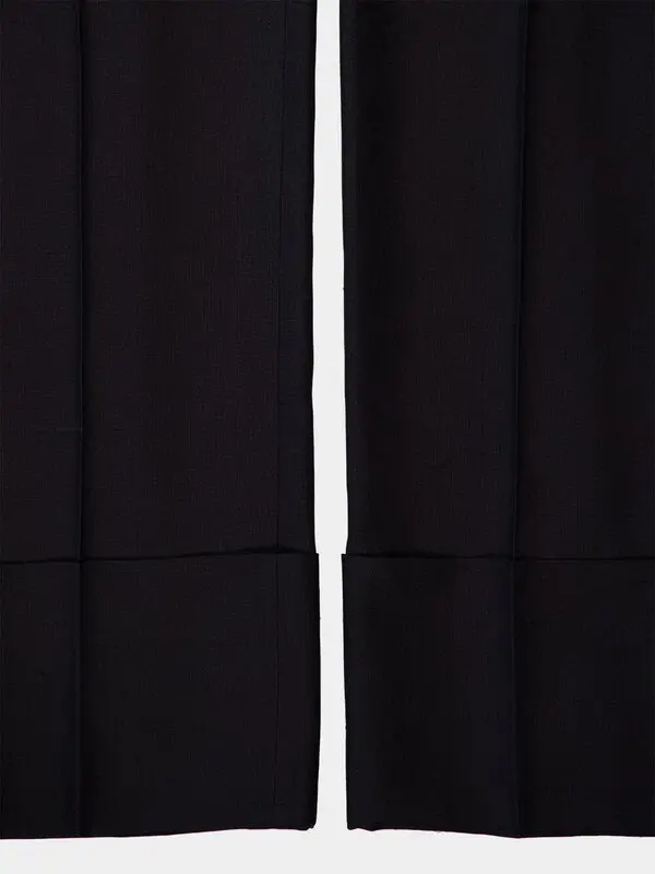 Valentino Garavani Tailored Woven Silk Trousers