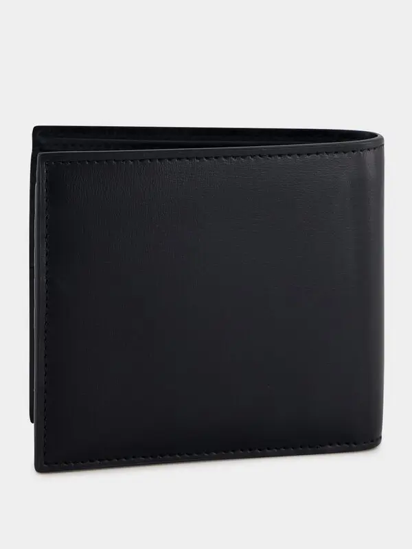 Saint Laurent Cassandre Matte Leather Wallet - Black