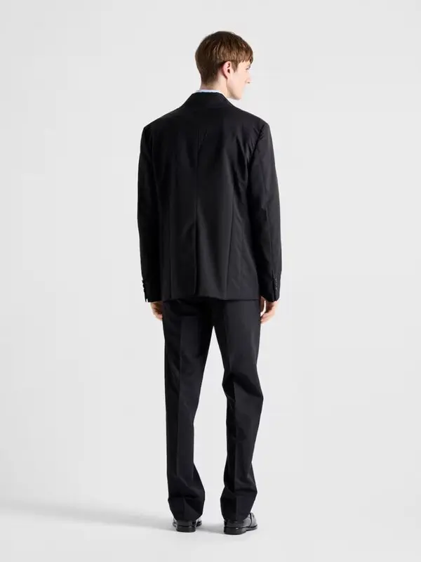 Prada Wool Blend Extra-slim Fit Trousers