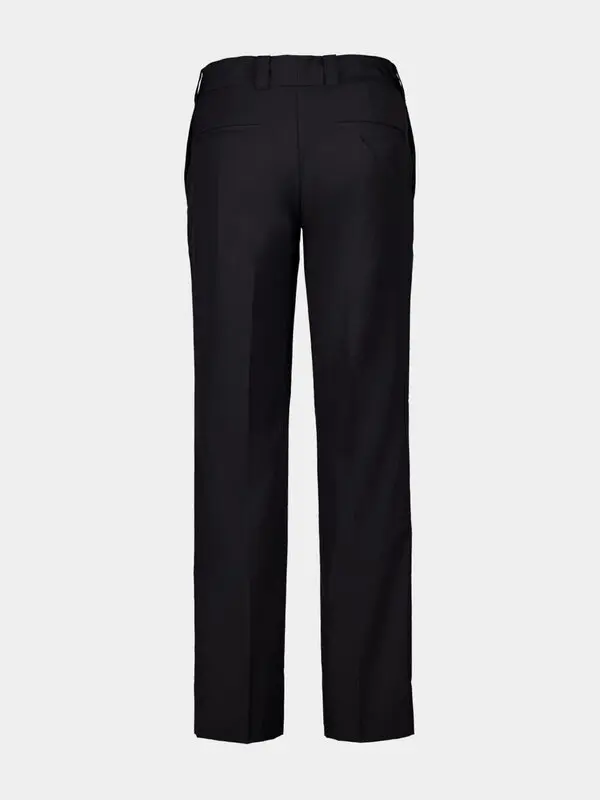Prada Wool Blend Extra-slim Fit Trousers
