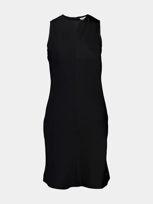 AMI Paris Straight Short Dress - Black