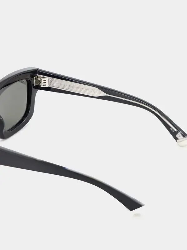 Gucci Rectangular Frame Sunglasses - Black