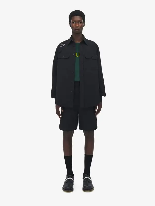 Alexander McQueen T-bar Harness Overshirt - Black