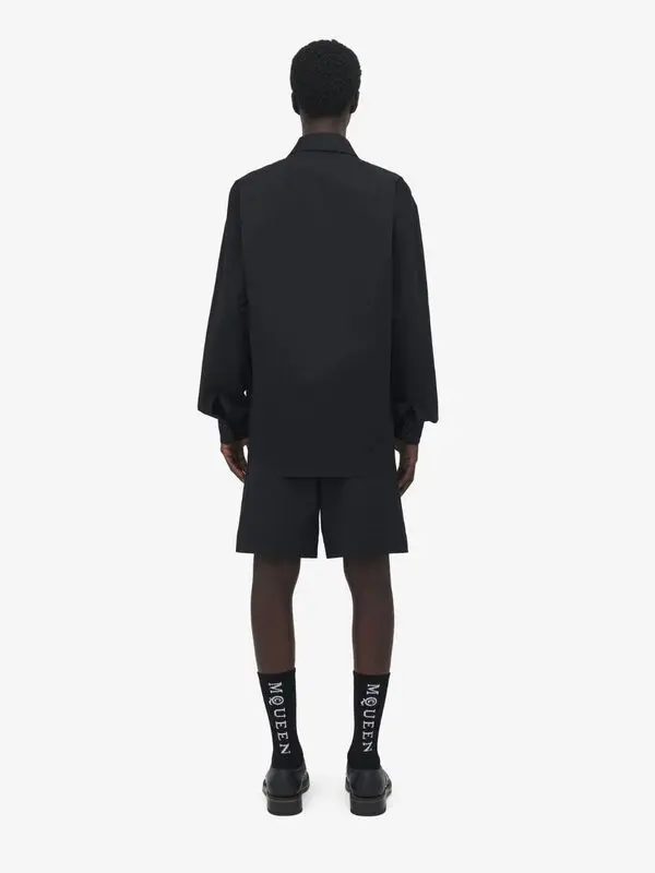 Alexander McQueen T-bar Harness Overshirt - Black