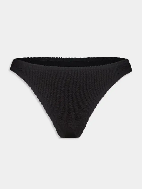 Bond Eye Textured Bikini Brief - Black