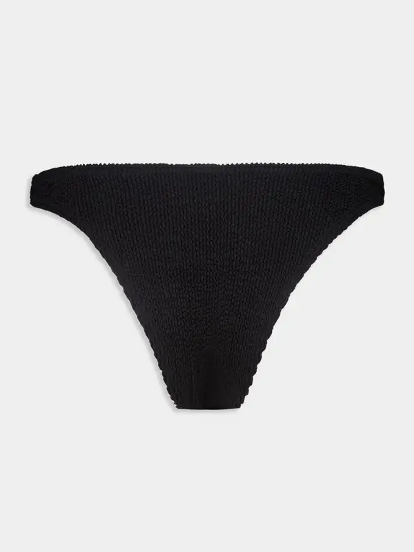 Bond Eye Textured Bikini Brief - Black