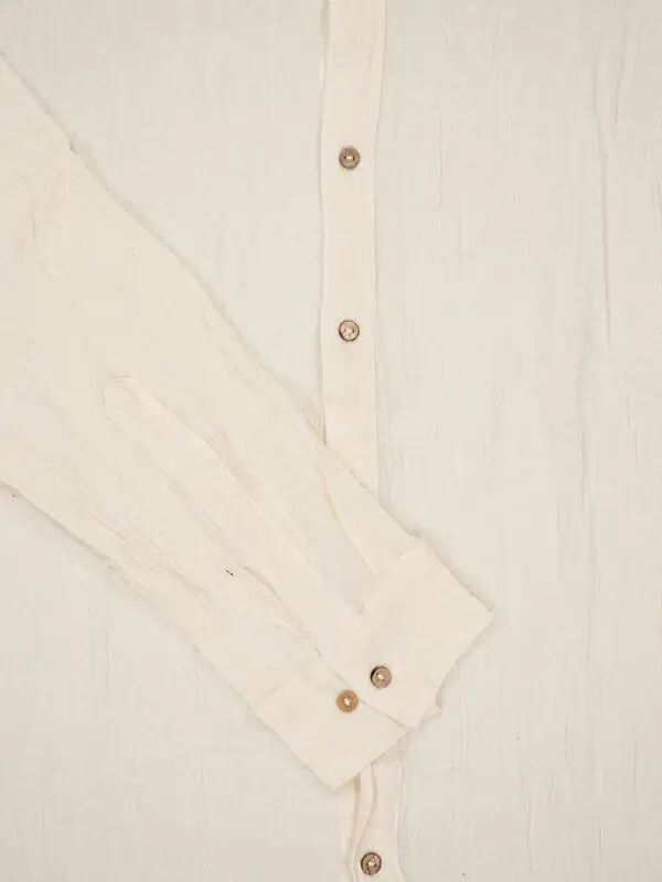 Spiritum Tulum Balam Cotton Shirt - Cream