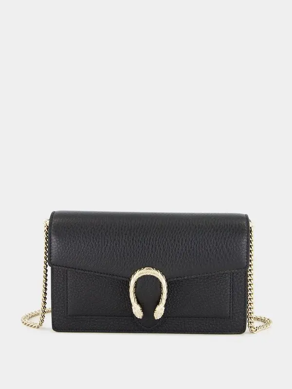Gucci Dionysus Wallet On Chain - Black
