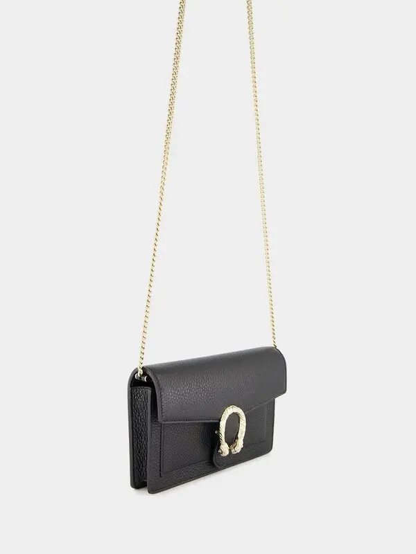 Gucci Dionysus Wallet On Chain - Black